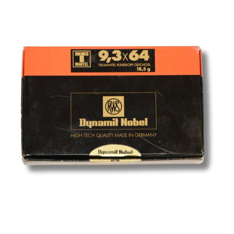 RWS 9,3x64 Teilmantel 18,5 g, Bly